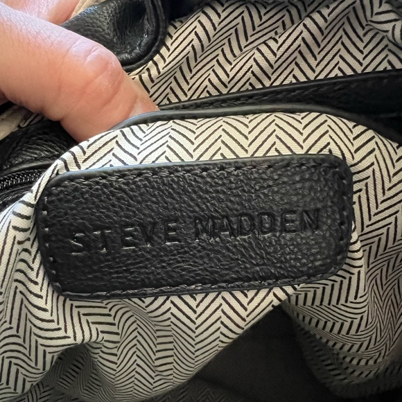 Steve Madden | Bags | Steve Madden Vegan Leather Colorblock Backpack ...